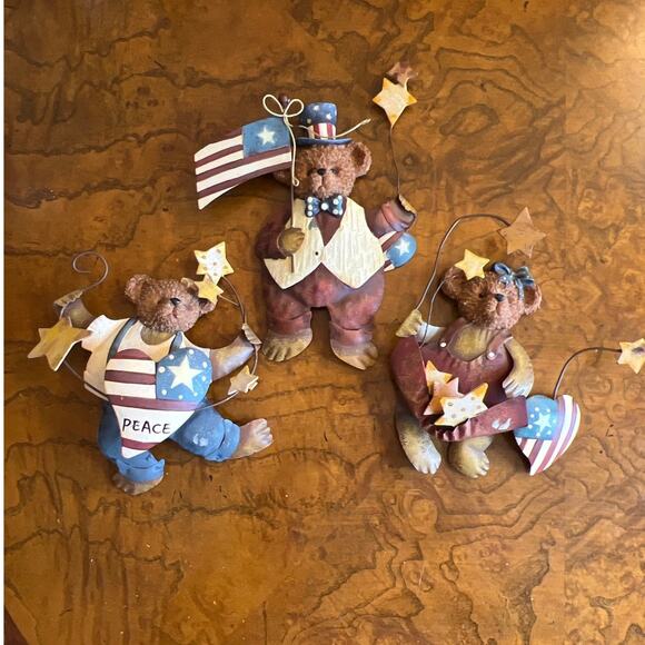 Home Interiors | Accents | Vintage Home Interiors Patriotic Bears Wall ...